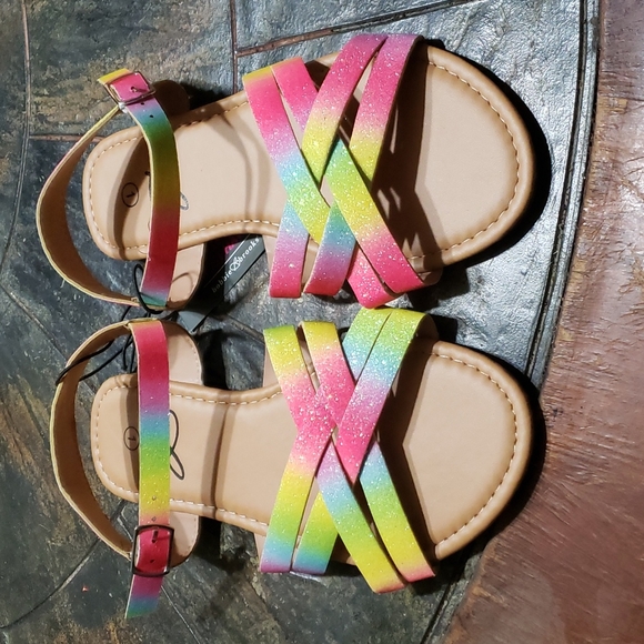 Bobbie Brooks | Shoes | Brand New Girls Bobbie Brooks Rainbow Glitter ...